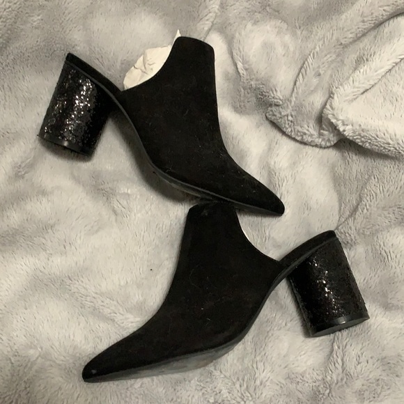 Sbicca | Shoes | Sbicca Vintage Glitter Heel Mules | Poshmark